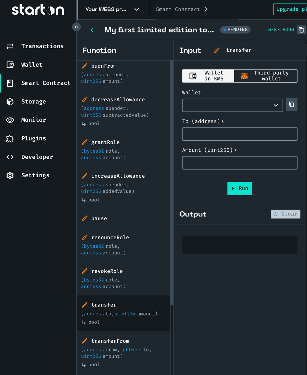 How to create your own cryptocurrency (ERC20) | STARTON DOCUMENTATION